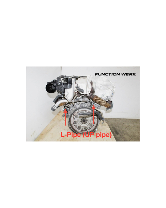 2021+ Acura V6 (3.0T) J30AC Turbo Pipe (Titanium) – Function Werk
